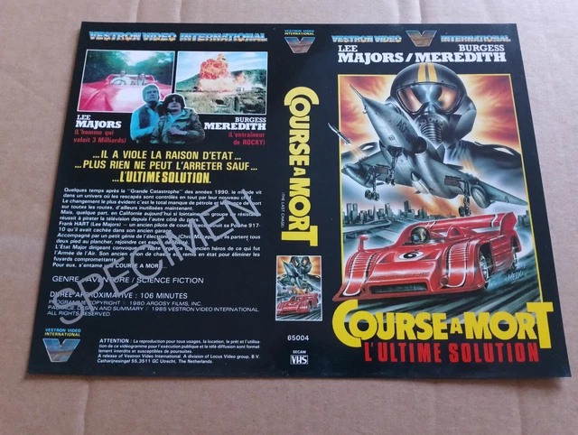 JAQUETTE VHS - Course A Mort - Vhs Sleeve - Lee Majors - The Last Chase - Melki EUR 7,00 ...