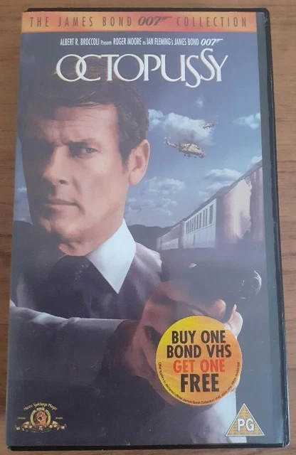 OCTOPUSSY JAMES BOND 007 VHS Video Tape Roger Moore LIKE NEW CONDITION £2.79 - PicClick UK