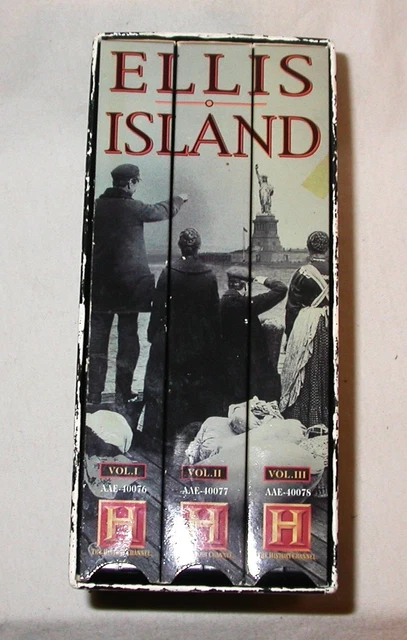 HISTORY CHANNEL ELLIS Island VHS Box Set of 3 Tapes Narr. by Mandy ...