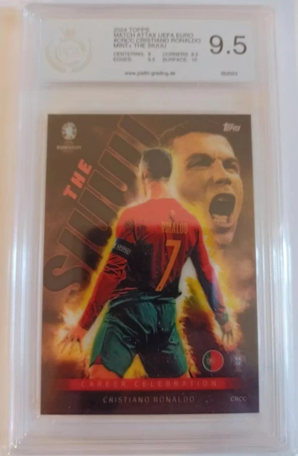 TOPPS MATCH ATTAX UEFA Euro 2024 Cristiano Ronaldo The Siuuu Career Celebration EUR 406,12 ...