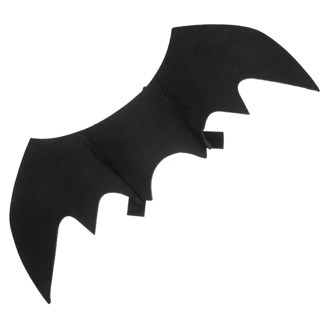 DOG CAT HALLOWEEN Bat Wings Costume Black Felt Cloth Adjustable Tape ...