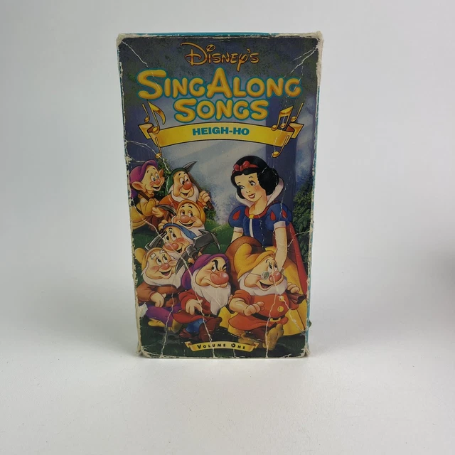 DISNEY’S SING ALONG Songs Heigh Ho 1987 VHS Tape £10.94 - PicClick UK