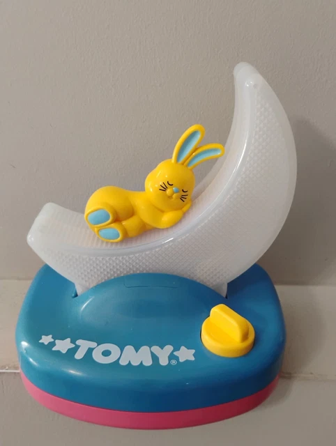 VINTAGE 1993 TOMY Wind Up Musical Moonlight Soothing Nightlight Toy ...