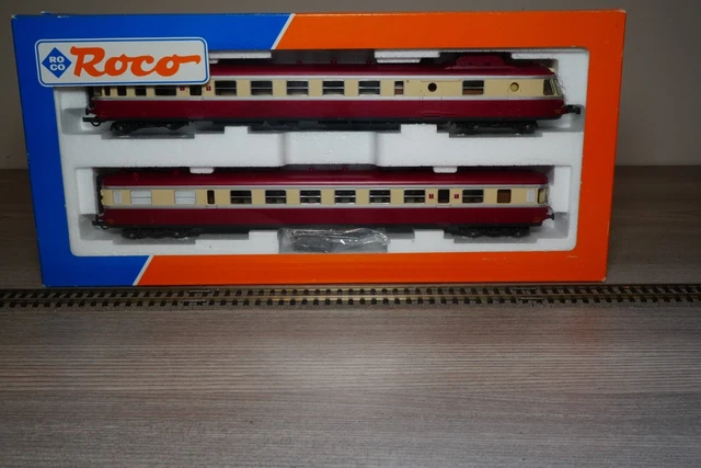 ROCO 43033 H0 - Triebwagen 2-teilig der SNCF 'TEE' RGP in OVP EUR 139 ...