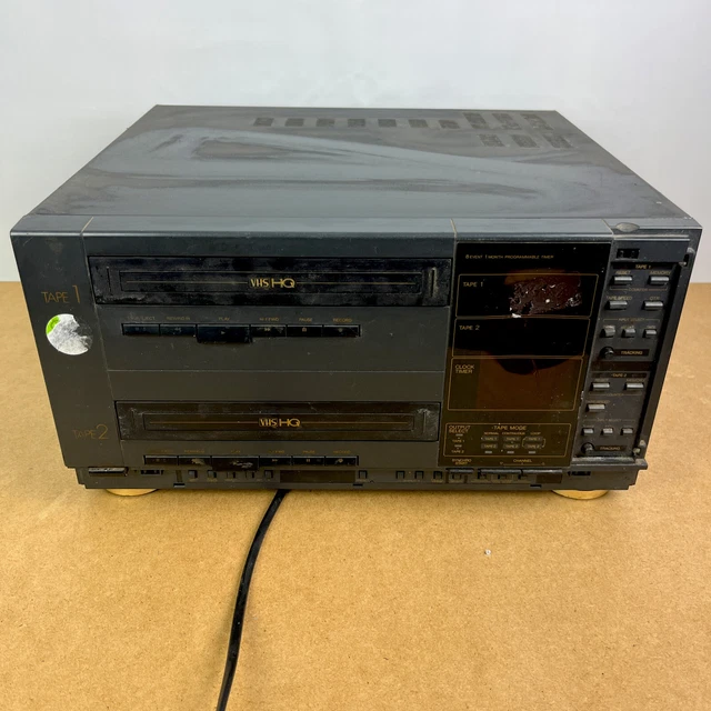 AMSTRAD DD8900 TWIN Double Decker VHS Video Cassette Recorder Player ...