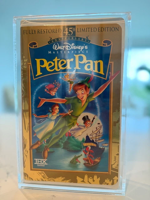 PETER PAN (VHS, 1998) Masterpiece Collection 45th Anniversary Limited ...
