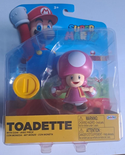 FIGURINE NINTENDO TOADETTE Super Mario Bros action figure champignon ...