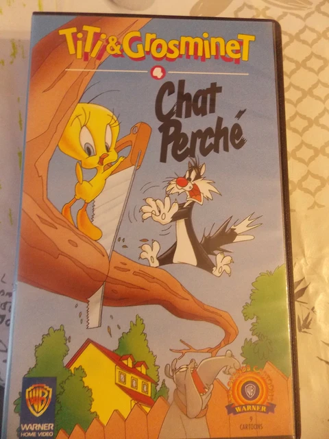 CASSETTE VIDEO VHS TITI GROSMINET Chat Perché EUR 6,00 - PicClick FR