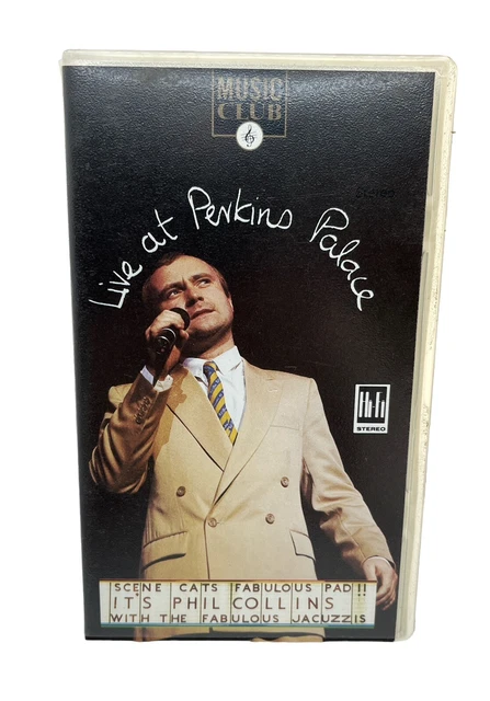 PHIL COLLINS - Live At Perkins Palace (VHS/SH, 1997) £3.99 - PicClick UK