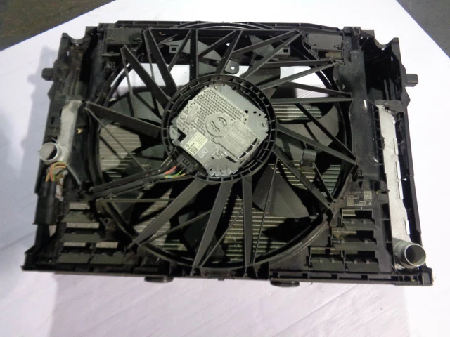 BMW F10 F12 N47 Complete Radiator Fan with Housing 8509170 / 7575682 ...