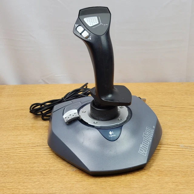 LOGITECH WINGMAN ATTACK 2 Joystick Controller For PC Flight Simulator ...