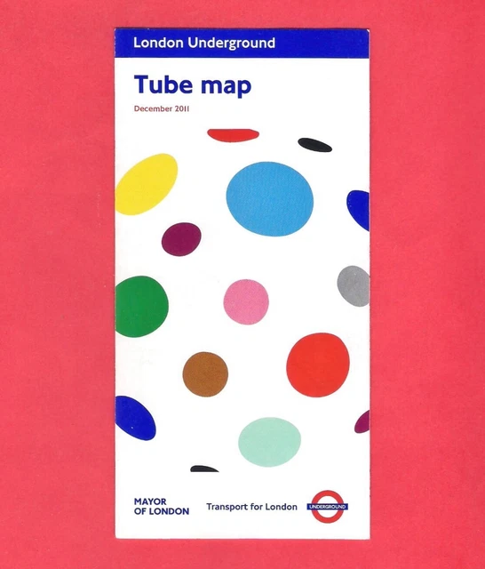 LONDON UNDERGROUND TUBE Map ~ December 2011 - "Polka Dots Festival" by ...