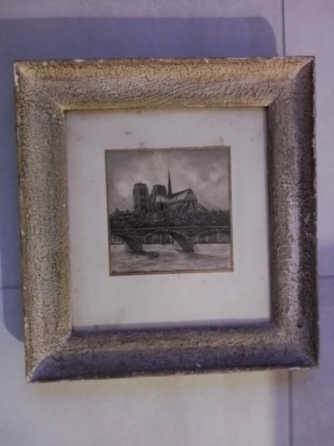TABLEAUX ANCIENS AUGUSTE JOUVE "NOTRE DAME DE PARIS" EUR 20,00 ...