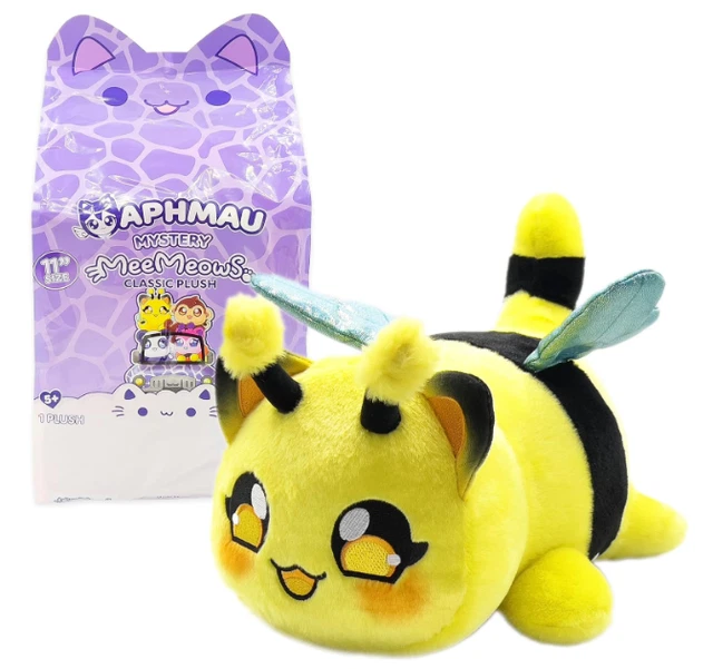APHMAU MEEMEOWS 11& Mystery Classic Plush - 28cm Safari Bee Cat Brand ...