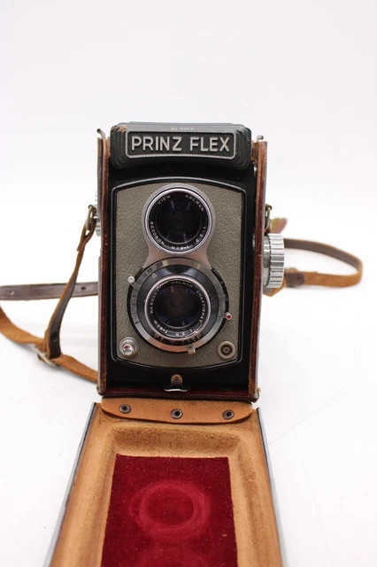 F VINTAGE PRINZ Flex TLR Medium Format Film Camera W/ Halmar 3.2 Lens £ ...