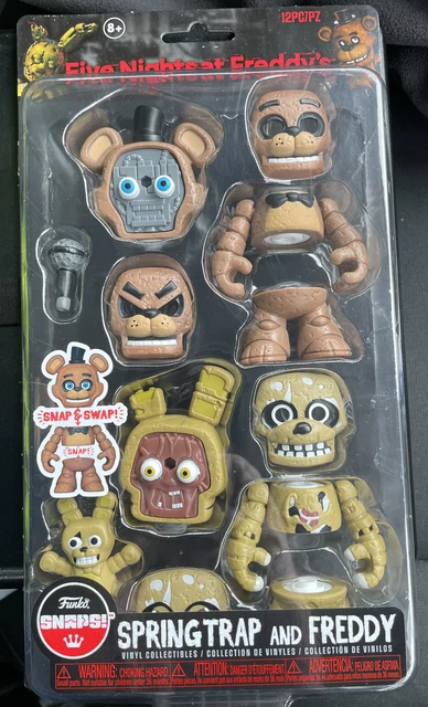 FIVE NIGHTS AT Freddys Snaps Springtrap & Freddy Figure FNAF Spring ...