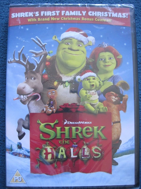 SHREK THE HALLS DVD Shrek's first family Christmas! with bonus content ...