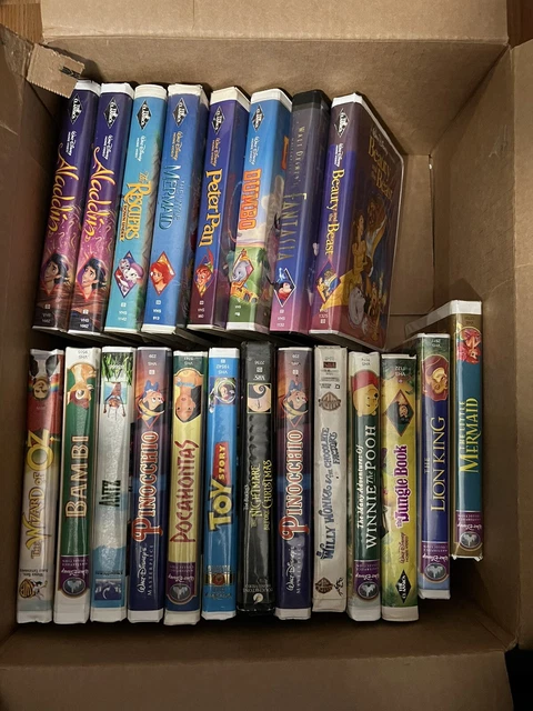 CLASSIC DISNEY VHS lot, Black Diamond and Masterpiece editions (see ...