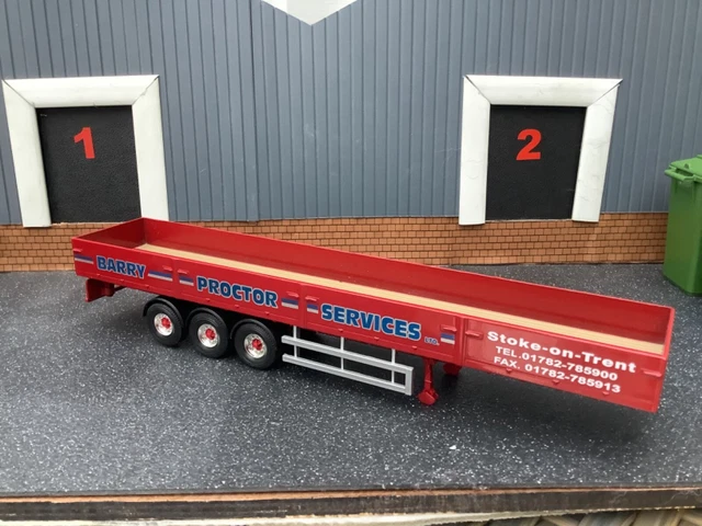 CORGI MODEL TRUCK 1:50 scale - BARRY PROCTOR DROPSIDE TRAILER £23.99 ...