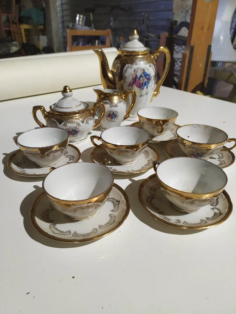 SERVICE A THÉ/CAFÉ Porcelaine Bavaria EUR 50,00 - PicClick FR