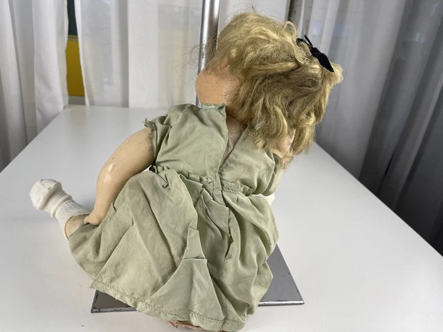 ANTIQUE COLLECTOR'S DOLL, celluloid, 52 cm. Condition as seen in photos ...