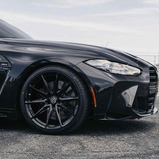 20& BRADA CX2 Black Forged Concave Wheels Rims Fits BMW G22 420 430 ...