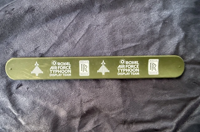 RAF TYPHOON DISPLAY team snap band royal air force mod bracelet £5.91 ...