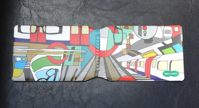 LONDON UNDERGROUND OYSTER Card Train Ticket Holder Folder Cover ...