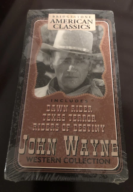 JOHN WAYNE VHS Dawn Rider Texas Terror Bridgestone American Western New ...