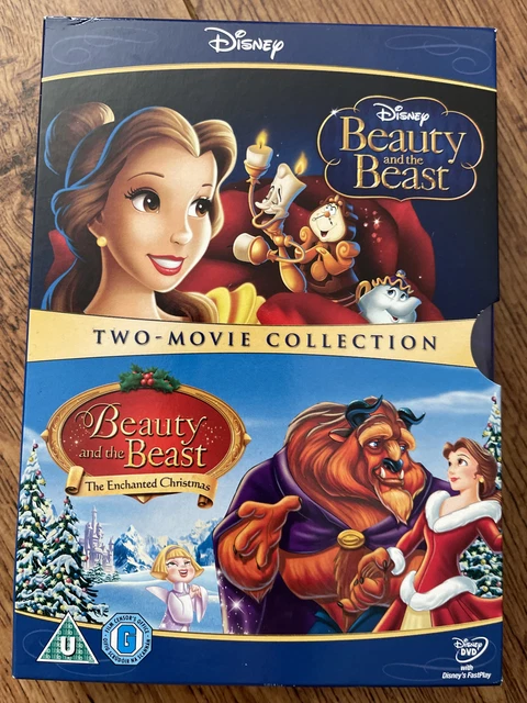 BEAUTY AND THE Beast / The Enchanted Christmas DISNEY DVD 2 Movie ...