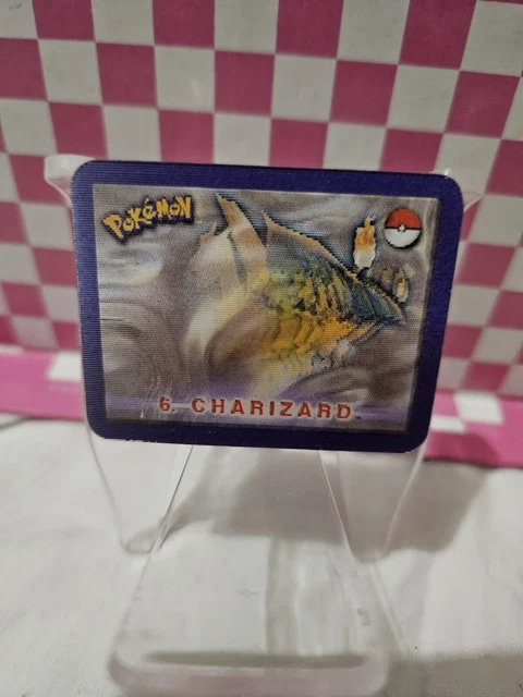 POKÉMON STADIUM 3D Tazo Card Charizard Rare Htf Played Condtion EUR 18 ...