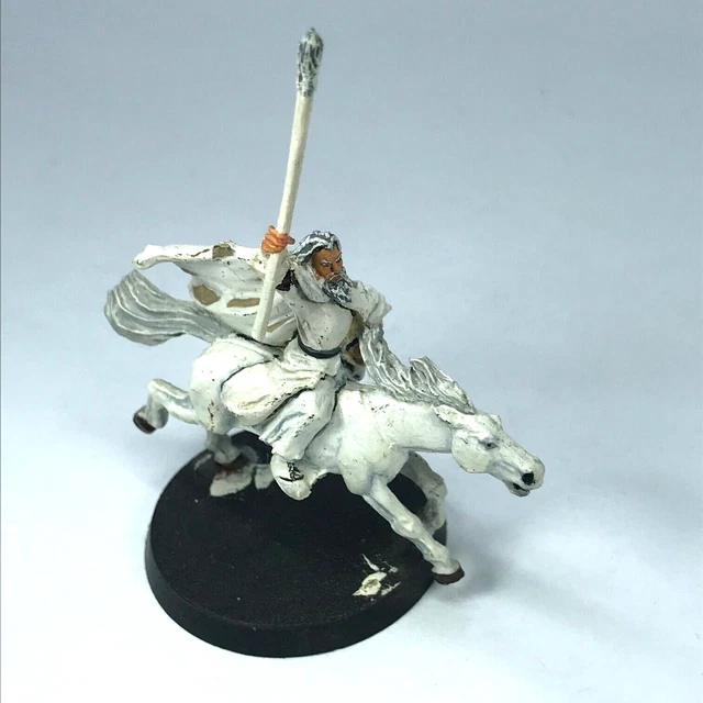 METAL GANDALF THE White on Shadowfax LOTR - Warhammer / Lord of the ...