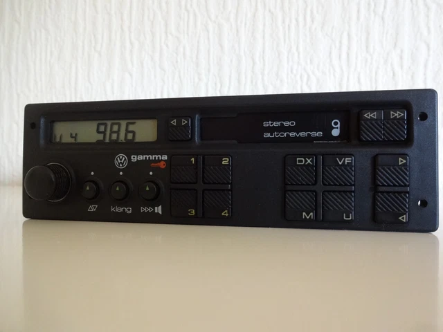VW GAMMA 2 Autoradio Radio Golf 2 GTI VR6 G60 Corrado Passat Blaupunkt ...