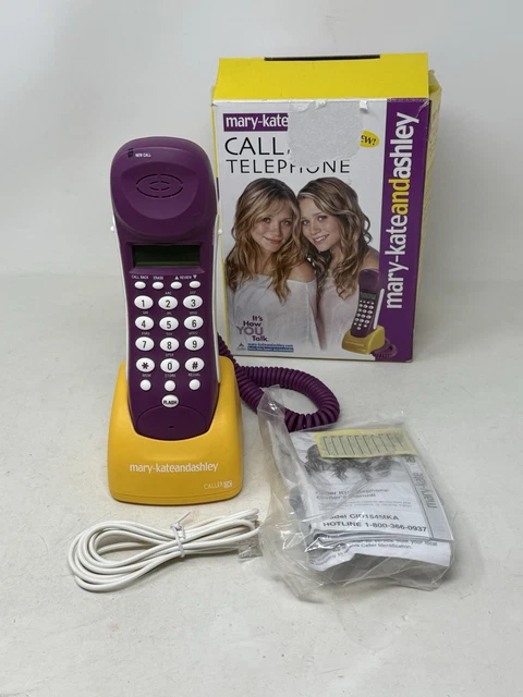 VINTAGE 2003 MARY-KATE And Ashley Caller ID Telephone Y2K Corded Phone ...