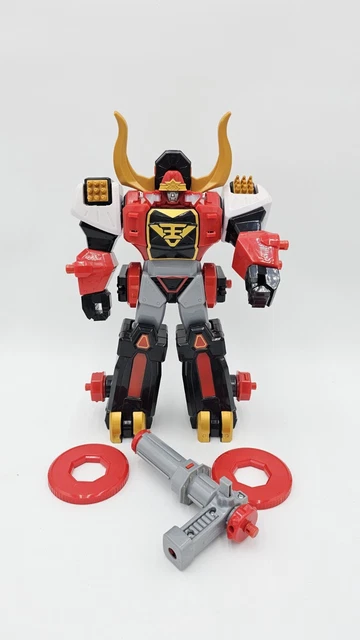 POWER RANGERS SAMURAI DX Bull Megazord 2011 Bandai With Gun & Disk $29. ...