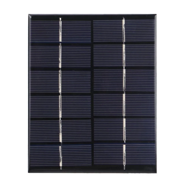 UNIVERSAL 6V 2W Solar Panel Polycrystalline Silicon Battery Power ...