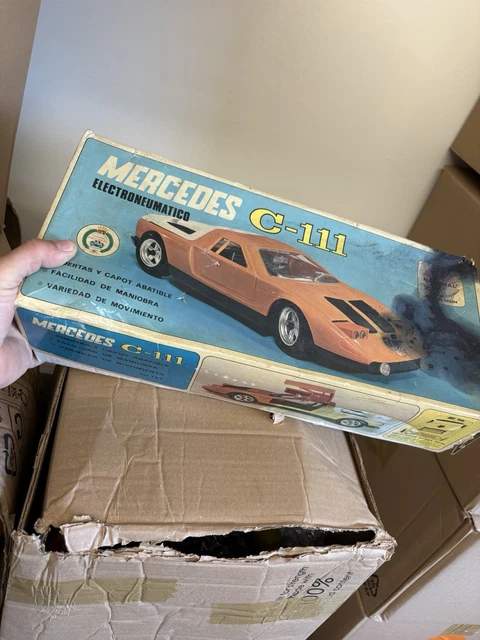 MERCEDES C-111 VINTAGE air controller Toy Car Boxed RTR 2WD RARE £17.22 ...