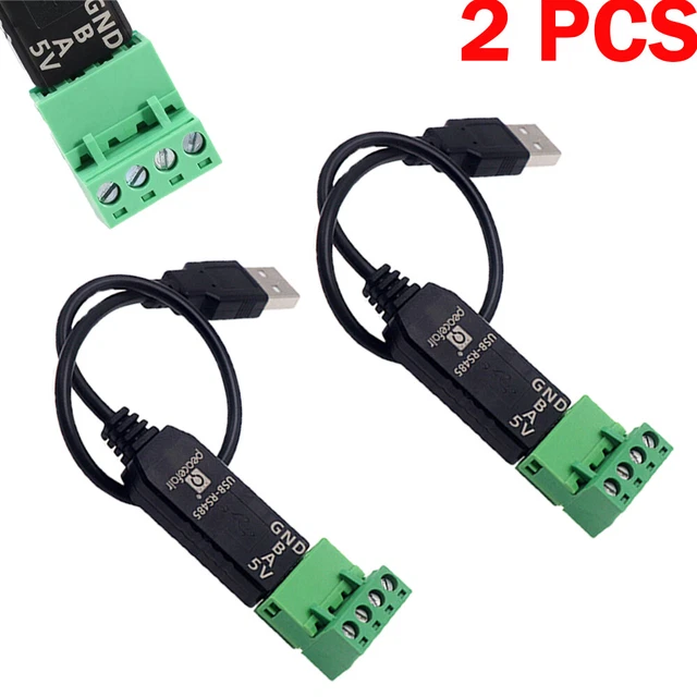 2X 30CM USB to RS485 RS-485 Serial Port Device Converter Adapter ...