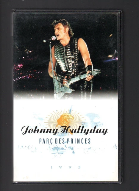 CASSETTE VIDÉO VHS: Johnny Hallyday au Parc des Princes en 1993 avec Brochure EUR 2,00 - PicClick FR