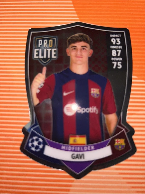 MATCH ATTAX 2023/2024 23/24 Pro Elite Shield Gavi - FC Barcelone SH 6 ...