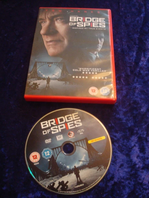 DVD.BRIDGE OF SPIES.TOM Hanks.spielberg.cold War Thriller.alan Alda.uk ...