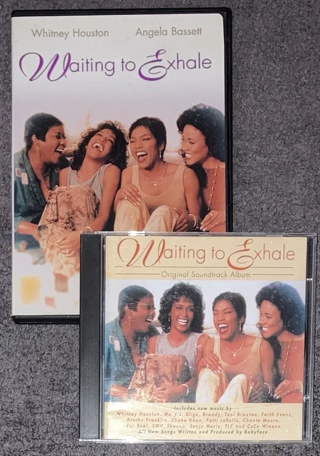 WAITING TO EXHALE DVD Movie & Original Soundtrack Album CD - Whitney ...