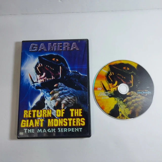 GAMERA RETURN OF The Giant Monsters The Magic Serpent Dvd Retromedia ...