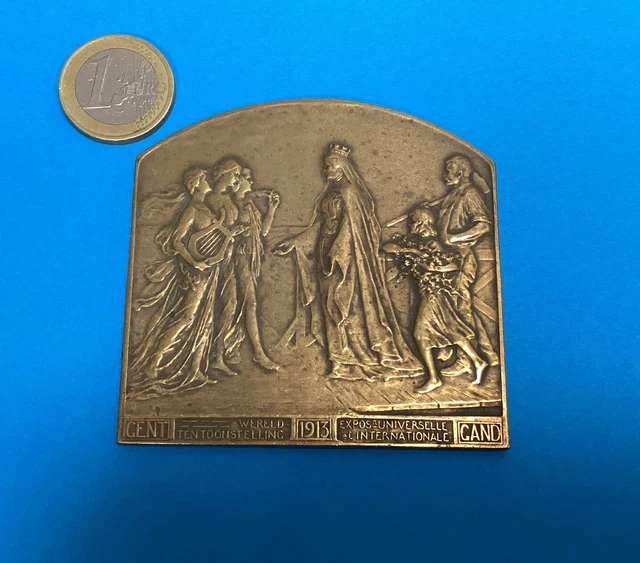 MÉDAILLE EXPOSITION UNIVERSELLE Et Internationale Gent GAND 1913 Belgique EUR 35,00 - PicClick FR