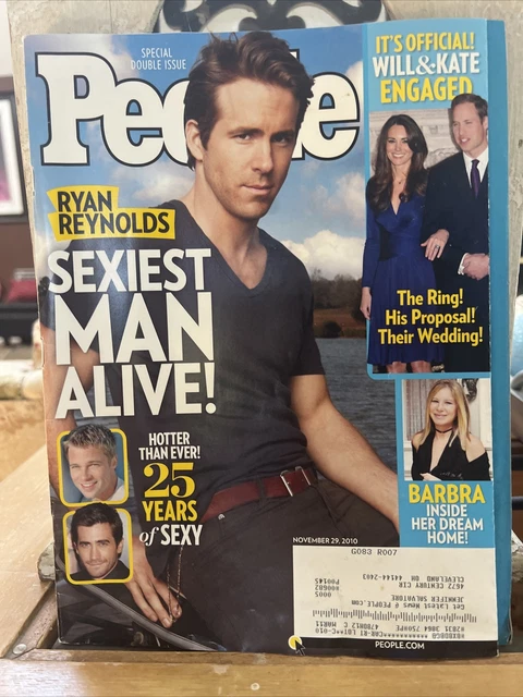 RYAN GOSLING PEOPLE Magazine Sexiest Man Alive 11/29/10 £45.86 ...