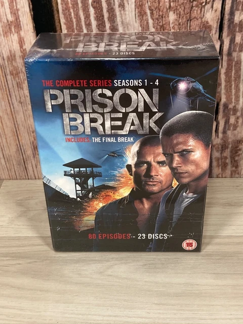 PRISON BREAK COMPLETE Seasons 1-4 DVD Box Set 80 Episodes 23 Discs New ...
