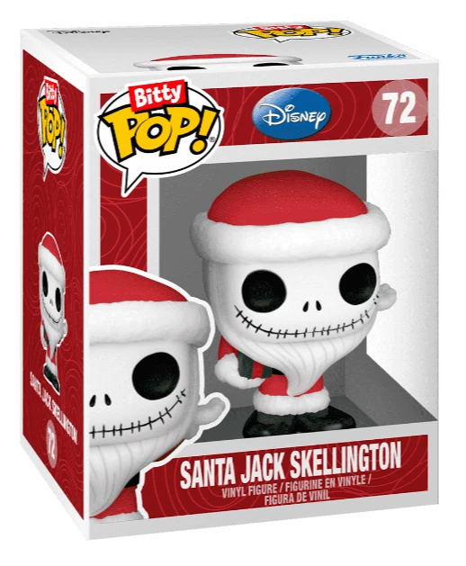 FUNKO BITTY POP Nightmare Before Christmas SANTA JACK SKELLINGTON 72 ...