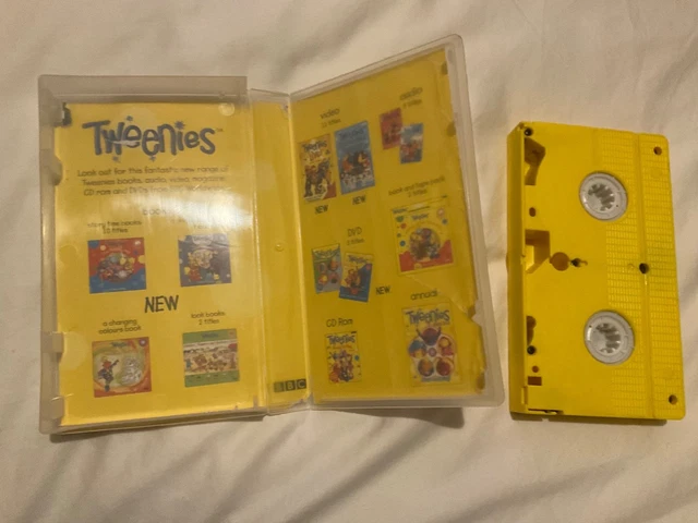 TWEENIES SONGS AND Surprises (BBC PAL VHS Cassette Tape 2001) Yellow ...