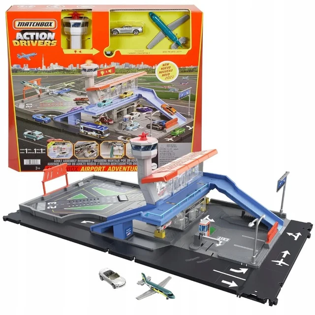 MATCHBOX ACTION DRIVER'S Airport Playset £39.00 - PicClick UK