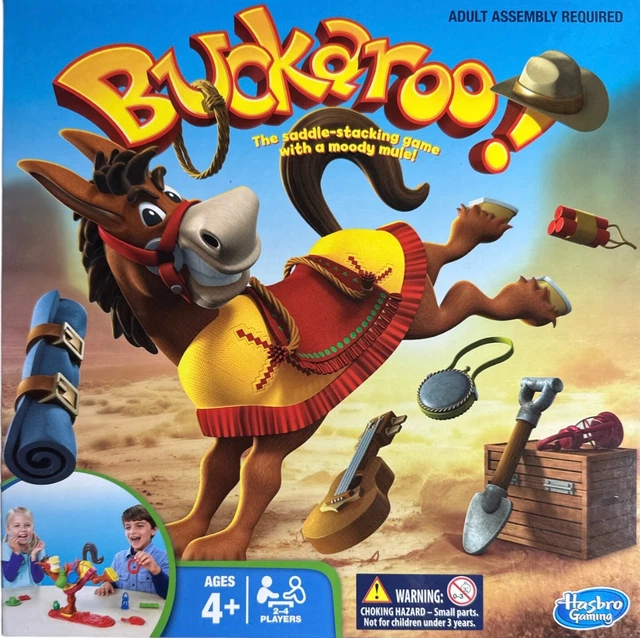 BUCKAROO! BY HASBRO Gaming 'The Saddle-Stacking Game!' (4yrs ...